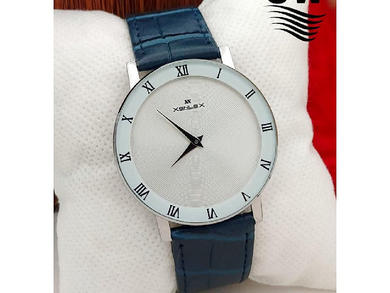 Xenlex Leather Strap Men's Dress Watch (DZ16311) – DressyZone.com