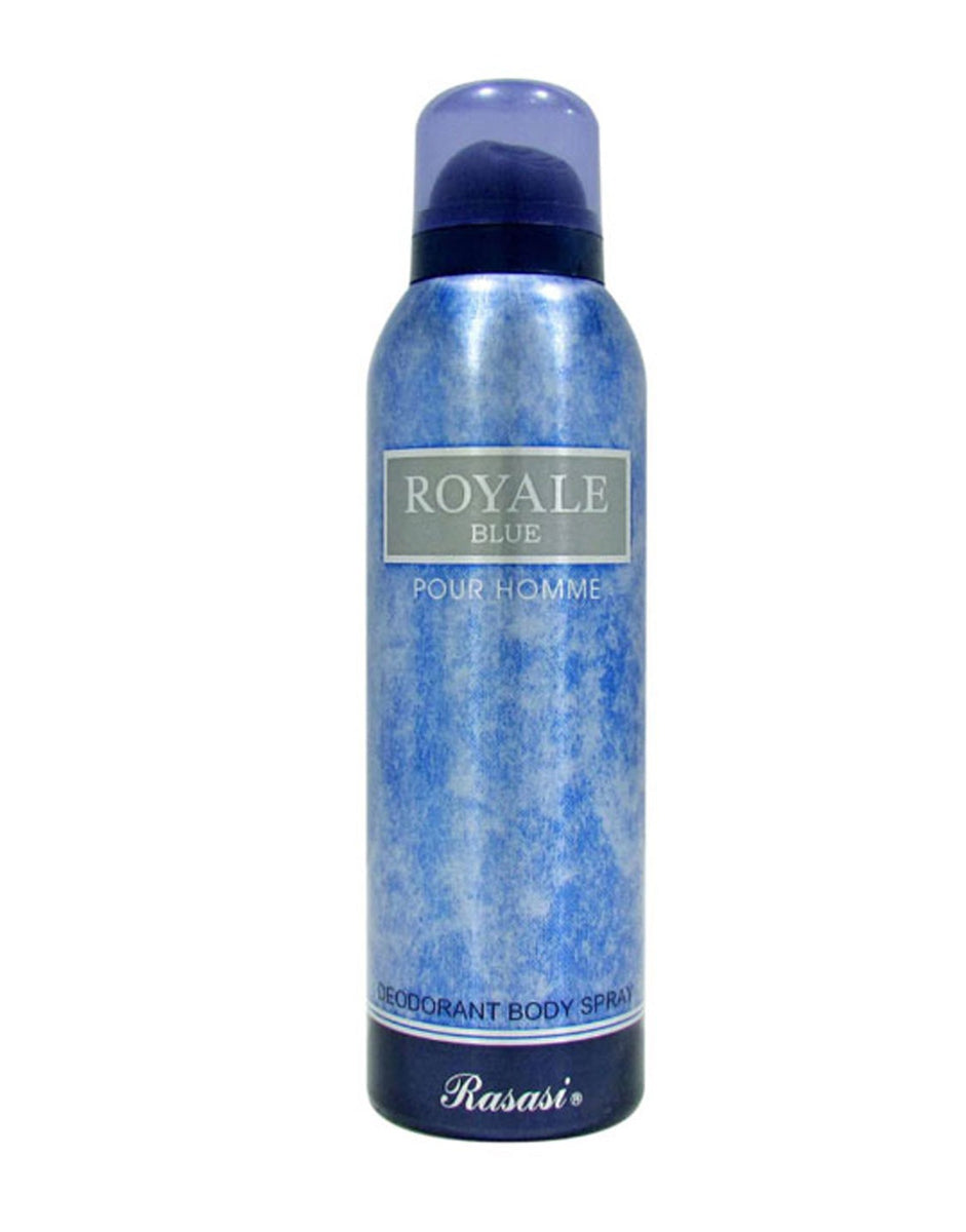 Original Rasasi Royale Blue Deodorant Body Spray - 200 ML (DZ17482 ...