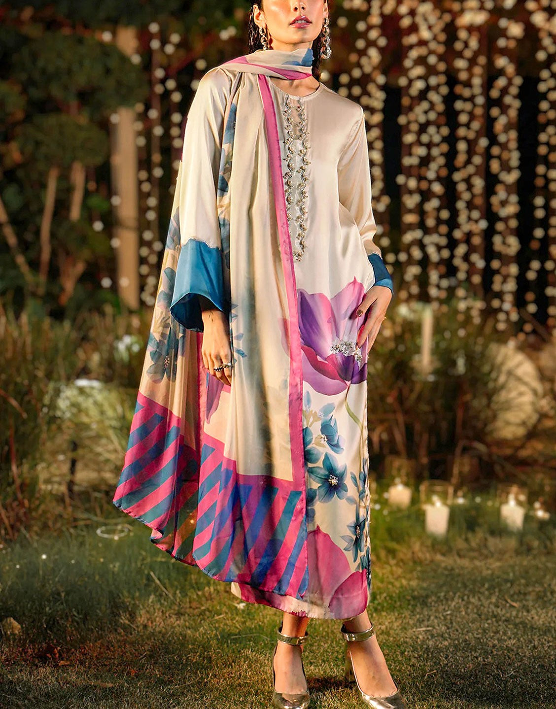 Silk Dress Design 2025: Raw Silk, Shamoz Silk & Katan Silk Dresses ...