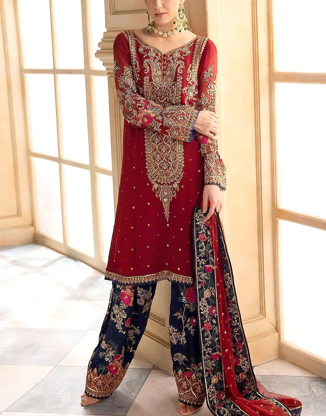 Red Dress Design 2025: Pakistani Red Frock, Red Maxi & Red Dresses for ...